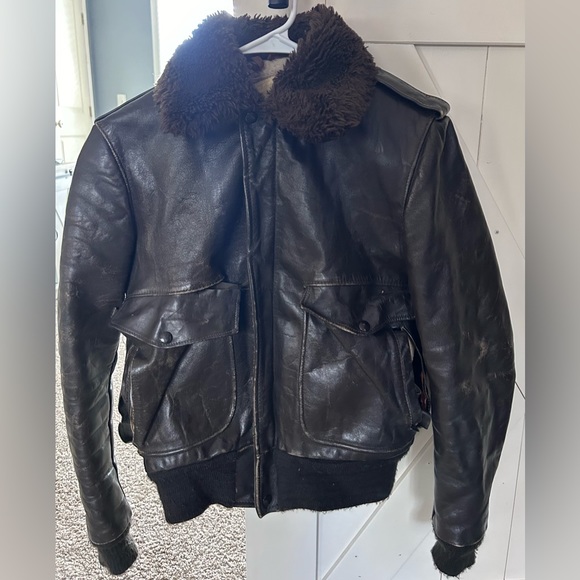 Schott NYC | Jackets & Coats | Vintage Mens Brown Leather 97s Schott ...